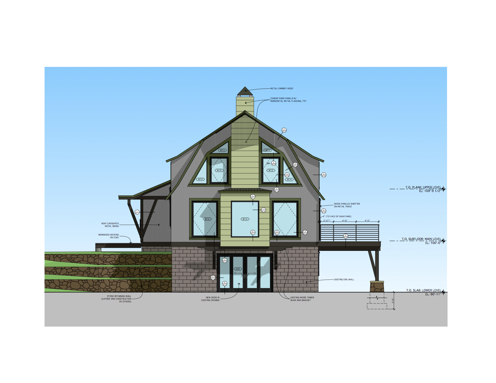 Color Elevations and Details in ArchiCAD | Shoegnome Architects